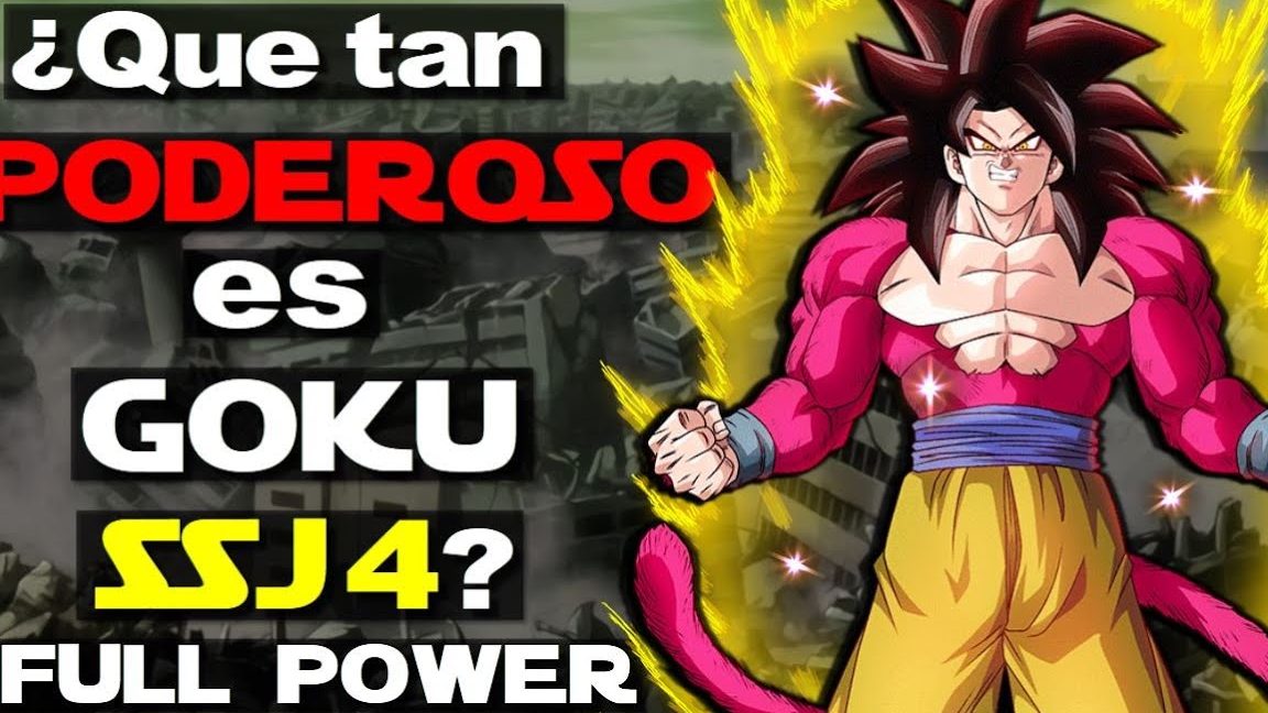El poder inigualable de Goku SSJ 4: ¿El guerrero más fuerte de todos?